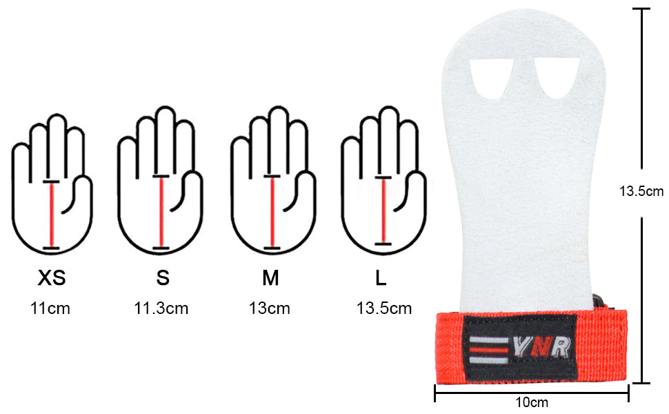 YNR Gymnastics Palm Hand Guards | Children's Beginner Grips | YNR Spor ...