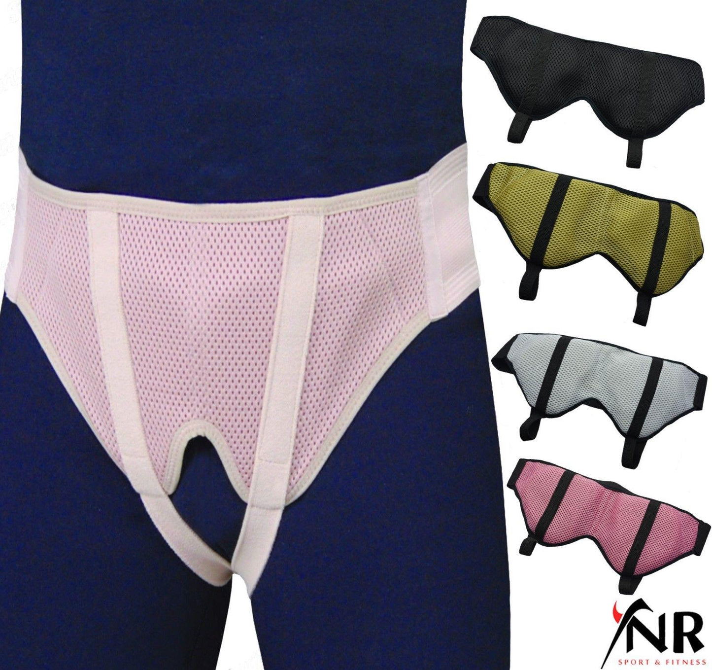 Breathable Hernia Support Belt Truss Girdle Brace Inguinal Groin Pain ...